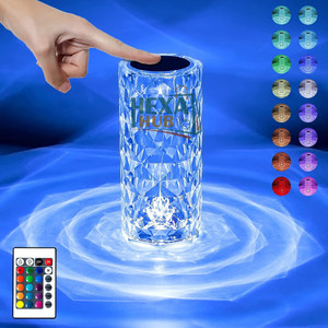 hexa hub Crystal Rose Diamond 16 Color RGB Lights LED Night Lights ...