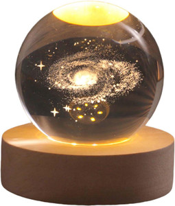 BNF Galaxy Crystal Ball Night Light Desktop Lamp Dinner Table Office ...