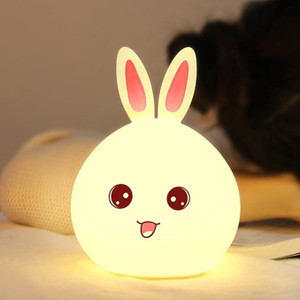 ASNJPOWER Big Face Rabbit Color Changing LED with Touch Sensor Control ...