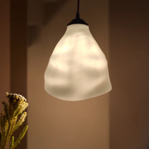 Modernart Contemporary 3D-Printed Deformed Square Light Stylish Ceiling ...