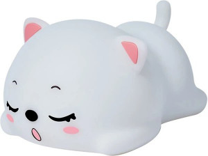 kawaii kart Blushing Cat Touch Lamp - Multicolor Lights Eco-Friendly ...