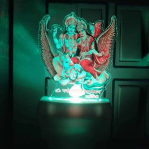 KRITAM 3D Illusion LED Lights Colors Changing Bedroom Decoration laxmi ...