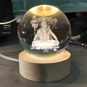 Favoto 3D Lord god Mahadev Bholenath Crystal Ball Night Night Lamp ...