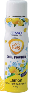 COSMO Cool King Lemon Prickly Heat Talc Cool Perfumed Talc Powder- 250 ...