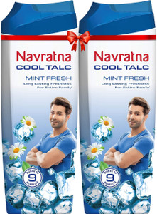 Navratna Mint Fresh Cool Talc|Instant cooling relief|long-lasting ...