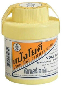 yoki Powder Reduce Dampness Thai Herb Rashes Itchy Acne Skin 60G ...
