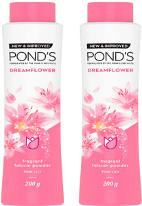 POND's PONDS DREAM FLOWER FRAGNANT TALCUM POWDER FOR BRIGHTER SKIN ...