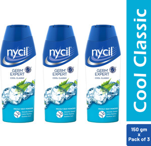 NYCIL Germ Expert Cool Classic Prickly Heat and Cooling Powder ( Pack ...