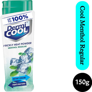 Dermi Cool Menthol Regular Prickly Heat Powder @# (150g) Cooling relief ...