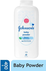 JOHNSON'S Natural Baby Powder 400 gm | Plant Based for New born babies ...
