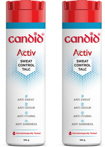 Candid Active Sweat Control Talcum Powder | Dermatologically Tested ...