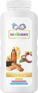 Newborn's Natural Baby Powder | Enriched with Sandalwood Oil & Goa ...
