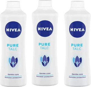 NIVEA Talc Pure 100 Grams Each (Pack of 3 - Price in India, Buy NIVEA ...