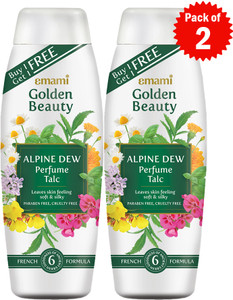 EMAMI Golden Beauty Alphine Dew French Perfume Talc - Price in India ...