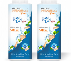 galway Rupabham Icey Cool Talc Prickly Heat Powder, - Price in India ...