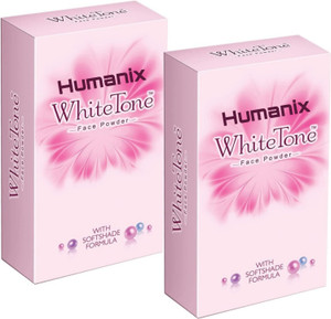 Humanix WHITE TONE POWDER WITH SUN SHADE POWDER PACK OF 2 - Price in ...