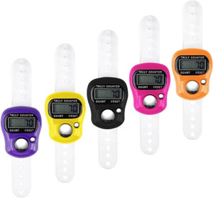Natation 5-Digit Tally Clicker Counter Lightweight Finger Clicker Ring ...