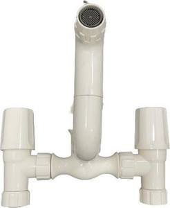VECTUS SILK PTMT WALL MIXER WITH L BEND IVORY Tap Adapter Price in ...