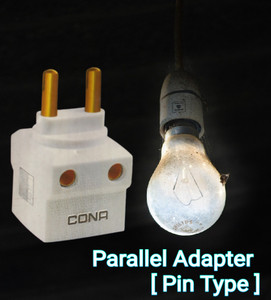 Cona 2154 Hero Parallel Adapter [Pin Type ] 2 Pin Holder (Pack of 2 ...