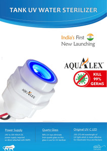 AQUALEX Pokar RO, UV Tank LED BULB Original UV, Customised Fit in Your ...