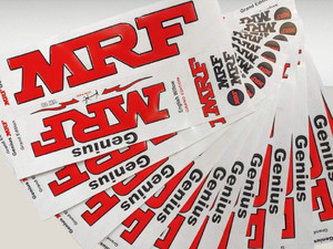 MRF bahubali glossy shine cricket Bat Sticker - Buy MRF bahubali glossy ...