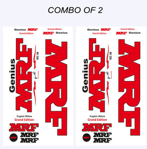 MRF VK MRF Sticker full size (pack of 2) Bat Sticker - Buy MRF VK MRF ...
