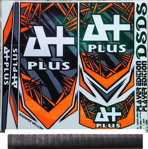 ARADHYA ENTERPRISES A PLUS ADHESIVE Bat Sticker (ORANGE) SCOOP Bat ...