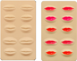KA CAYLA 3D Tattoo Lips Practice Skins Permanent Lips Makeup Training ...
