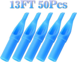 Kostech 13FT Sterile Tattoo Nozzle Tips Disposable Flat Tattoo Needles ...