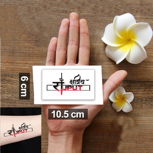 voorkoms Kshatriya And Rajput Temporary Tattoo Stickers For Male And ...