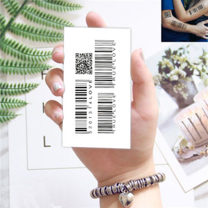 Temporary Tattoowala Love Barcode Tattoo Stickers For Male And Female ...