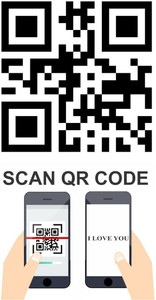 voorkoms QR Code Body Tattoo After Scan I Love You Waterproof Men and ...