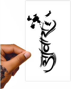 voorkoms Awara Word Temporary Tattoo Stickers For Male And Female Fake ...