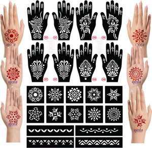 APCUTE mehndi design paper Set of 22 pieces - Price in India, Buy ...