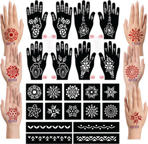APCUTE readymade mehndi design sticker Set of 22 pieces - Price in ...