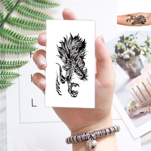 Temporary Tattoowala Dragon Face Tattoo For Male And Female Waterproof ...