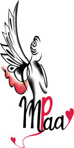 Ordershock Maa Paa With Wings Tattoo Stickers For Male And Female ...