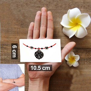 voorkoms Rudraksh Temporary Tattoo Stickers For Male And Female Fake ...