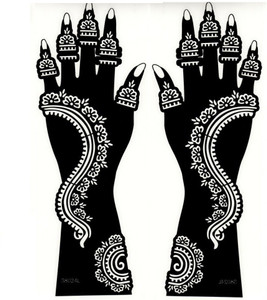 Nazry MEHENDI DEGIN STICKER - Price in India, Buy Nazry MEHENDI DEGIN ...