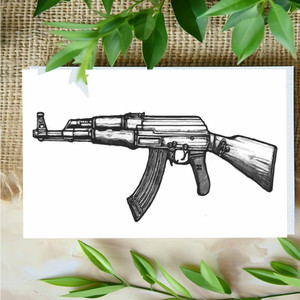 surmul Toy Ak-47 Sticker Tattoos, - Price in India, Buy surmul Toy Ak ...