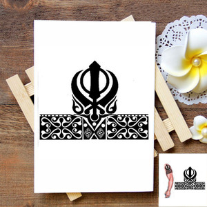 voorkoms Sikh Spiritual Tattoo Sticker For Male And Female Tattoo ...