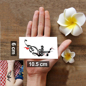 voorkoms Maa Paa With Om Tattoo Temporary Tattoo Stickers For Male And ...