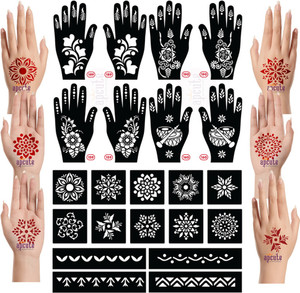 APCUTE instant sticker mehndi Set of 22 pieces - Price in India, Buy ...