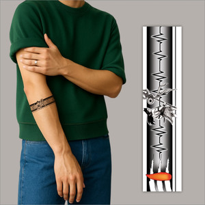 Vanvati Lord Shiva Hand Band Temporary Tattoo Sticker For Male & Female ...