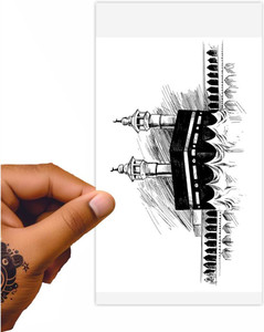 voorkoms Kaaba Islamic Tattoo Temporary Stickers For Male And Female ...