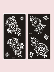 ROYALEND ROYALEND Mehndi Stencil Design Tattoos - Price in India, Buy ...