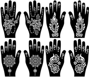 akkad Heena Mehndi Sticker for Hands & Feet – Reusable Henna Design ...