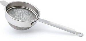My Smart World Stainless Steel Double Mesh Tea Strainer Chalni 10 cm ...