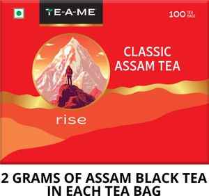 TE-A-ME Classic Assam Black Tea, 2g of Premium Assam Tea in Each ...