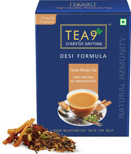tea 9 masala Tea9 Classic Masala Chai - Desi Formula Masala Tea Box ...